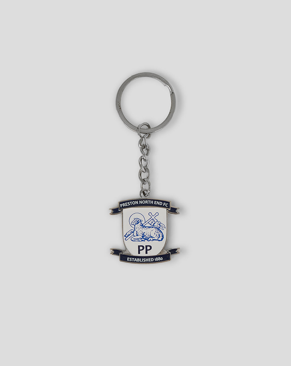 PRESTON NORTH END CREST KEYRING